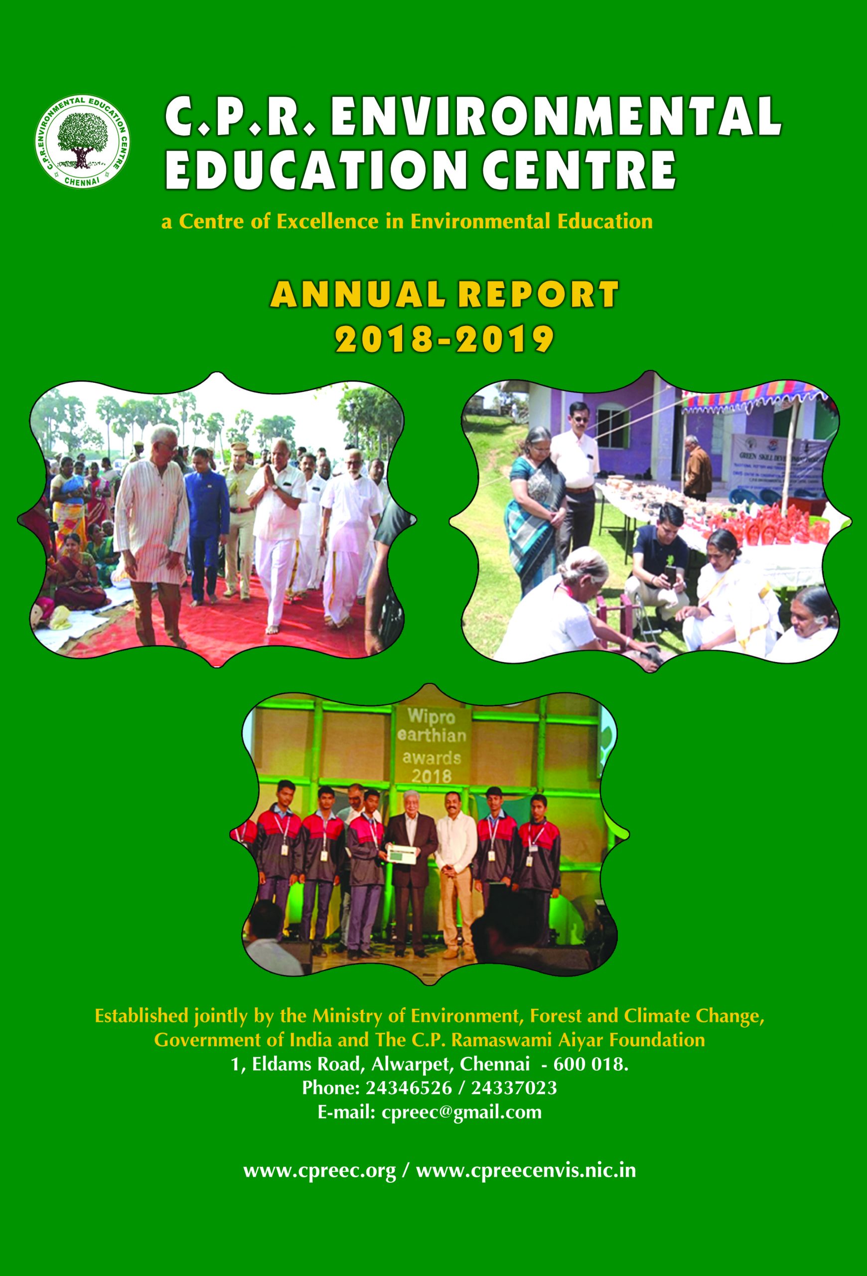 Reports & Projects – C. P. R. Environmental Education Centre